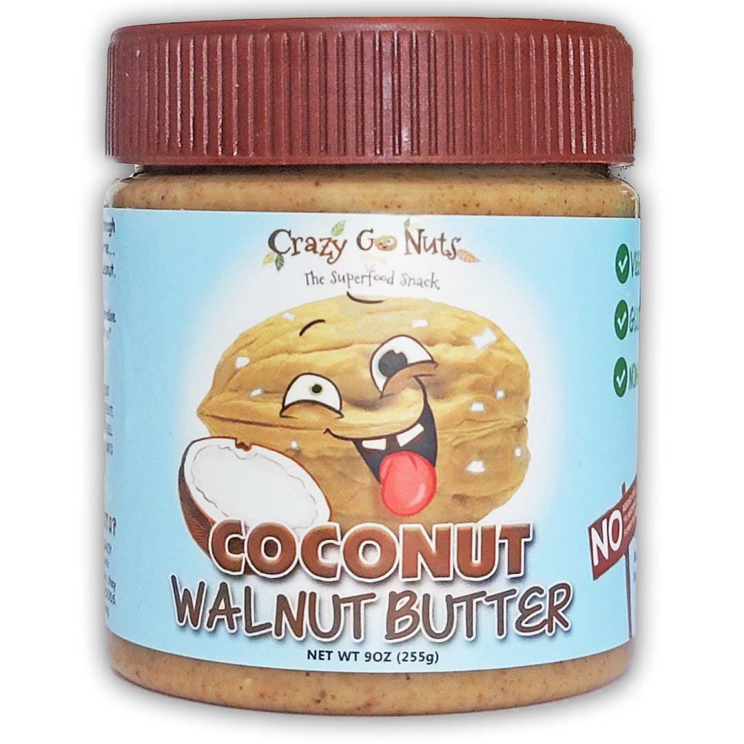 9oz Coconut Walnut Butter – Crazy Go Nuts Walnuts